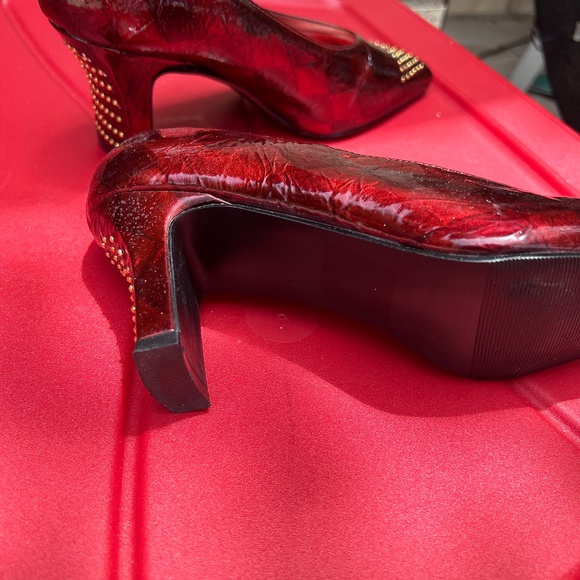 Studio C | Shoes | New Burgundy Studded Shoe | Poshmark